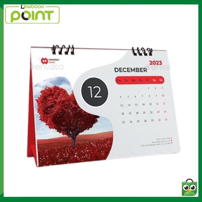 Jual Kalender 2024 Custom - Kalender Meja Tatakan Linen 14 Lembar 2 ...
