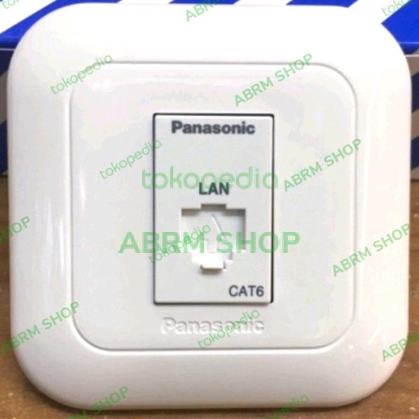 Jual PANASONIC OUTLET DATA RJ45 CAT 6 ROSET RJ45 UTP CAT6 WIDE IB ...