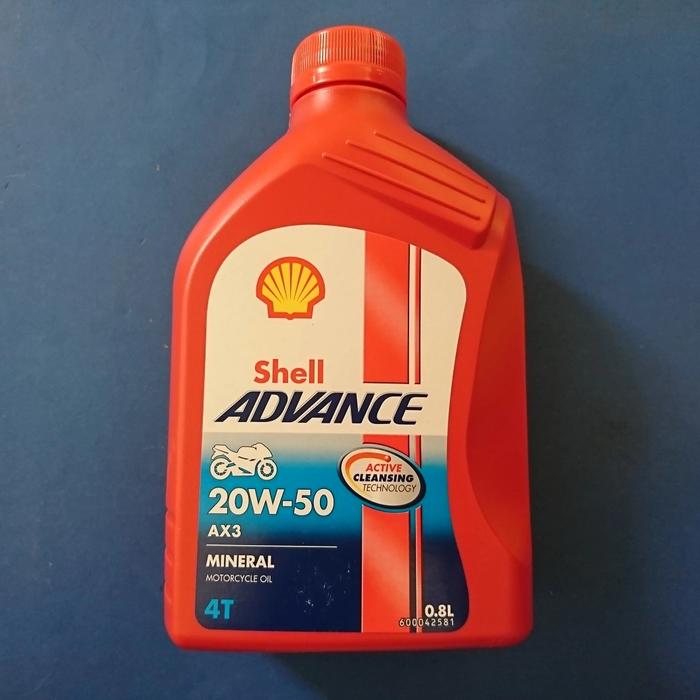 Jual Oli Mesin Shell Advance AX3, AX5, AX7 800 mL (untuk Motor 4T ...