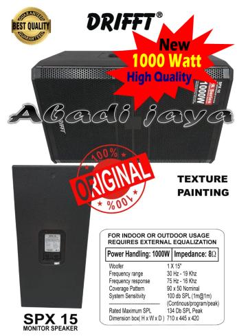 Jual speaker pasif drift spx 15 drift spx15 2bh 15'' 1000 watt original ...