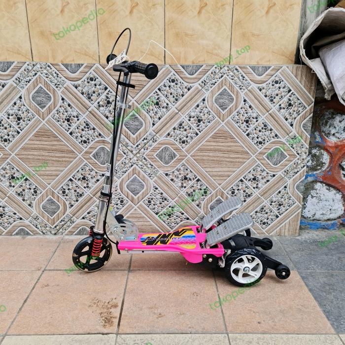 Jual Scooter Skuter HP Pedal Besi Per Peer Musik Lampu Ban Roda 3 R3 ...