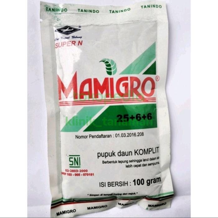Jual pupuk daun MAMIGRO SUPER N kemasan 100 gram - Kab. Kediri - Klinik ...