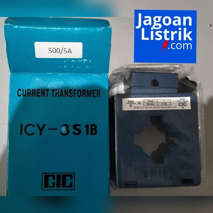 Jual Current Transformer CT ICY-3S-1B rasio 500/5A CIC ICY3S 1B - Kota ...