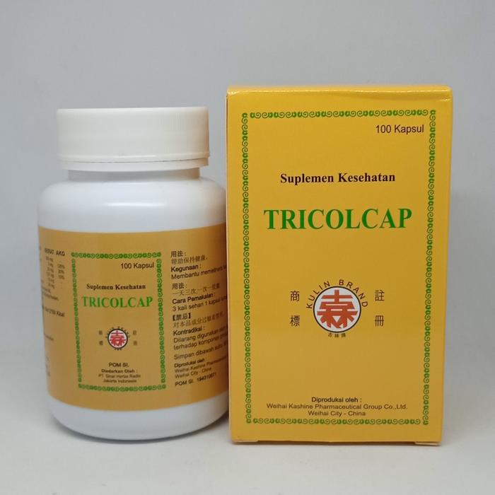 Jual Tricolcap Anti Kolesterol & Triglyceride Herbal 100 Kapsul ...
