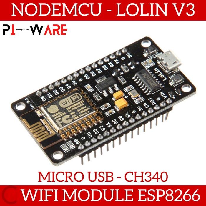 Jual Nodemcu V3 Lolin Lua Wifi Ch340 Esp8266 Iot Kota Jual Nodemcu V3
