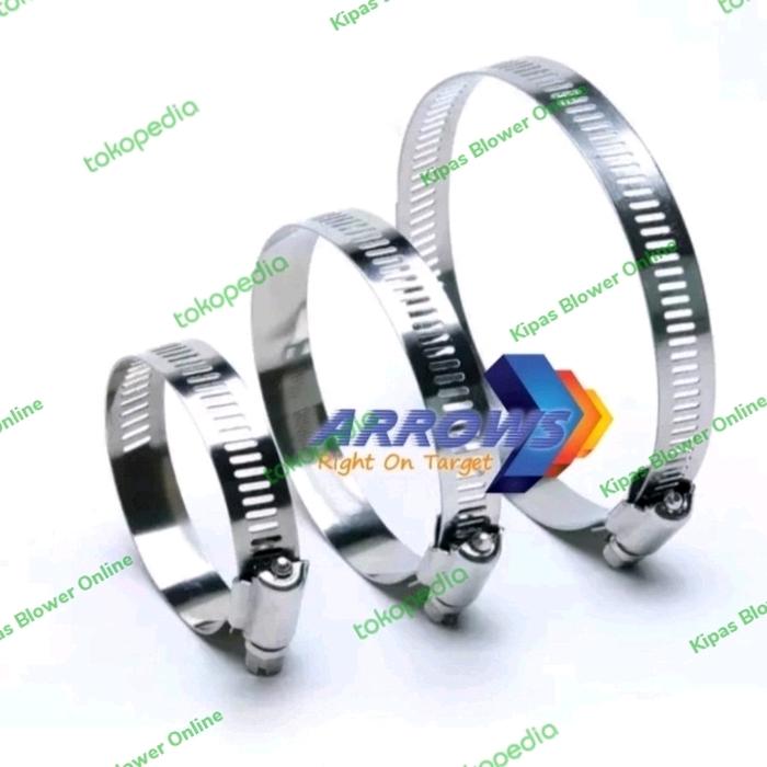 Jual Klem flexible 5 inch klaim anti karat 5 inch klem selang 5 inch ...