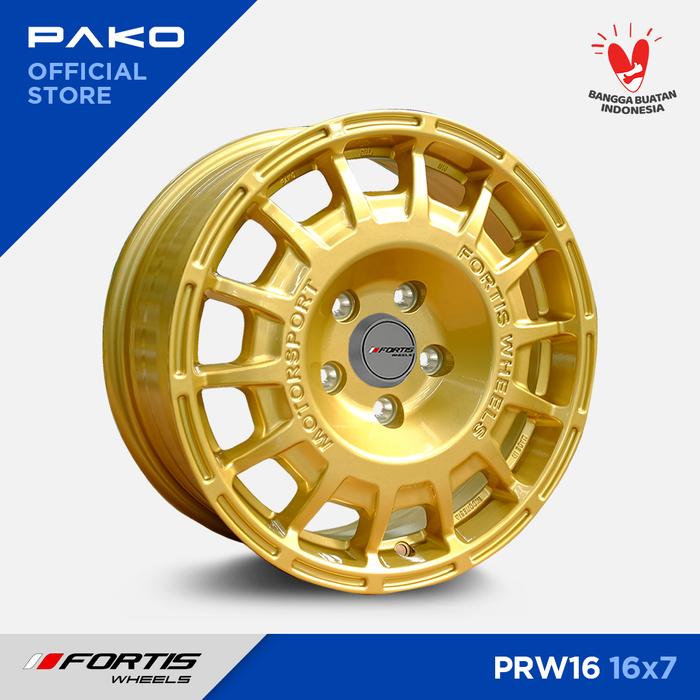 Jual Velg Mobil Fortis Wheels PRW Type 1 Ring 16 - Pako Wheels - Rally ...