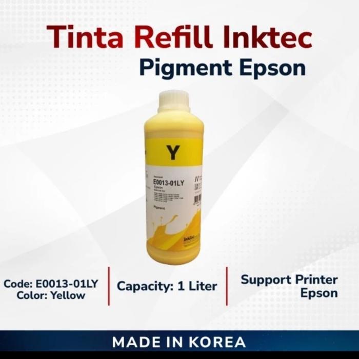 Jual TINTA PIGMENT INKTEC E0013 FOR EPSON 1 LITER - YELLOW - Jakarta Timur - GLOBAL RAYA JAKARTA ...