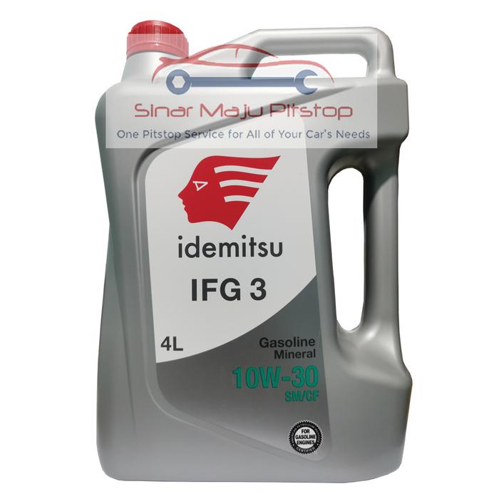Jual IDEMITSU 10W-30 SM/CF 4 Liter - Oli Pelumas Mesin Mobil Original ...