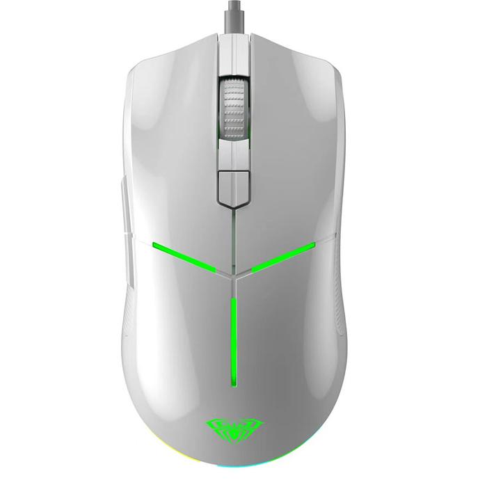 Jual Aula F820 Mouse Gaming Optical 6 Gear Dpi Ergonomik Mult - Putih ...