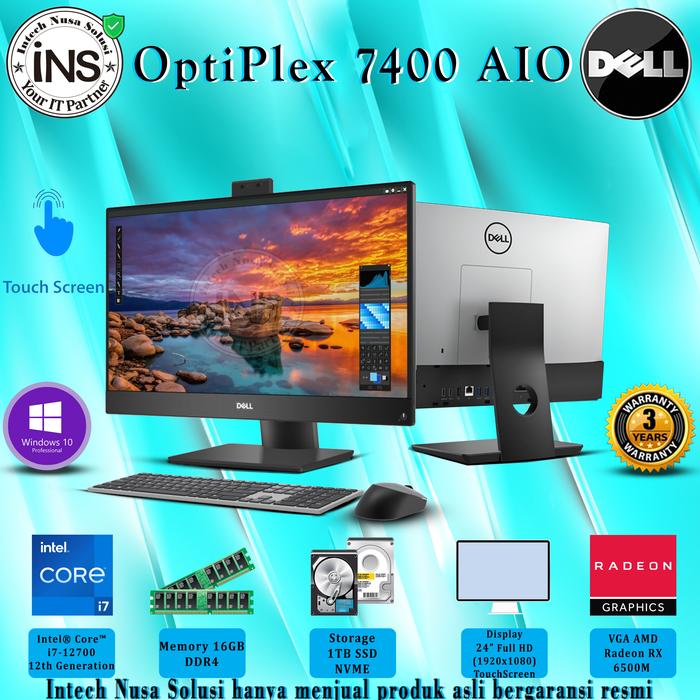 Jual PC Dell OptiPlex 7400 AIO Touch i7-12700 16GB 1TB SSD RX 6500M ...