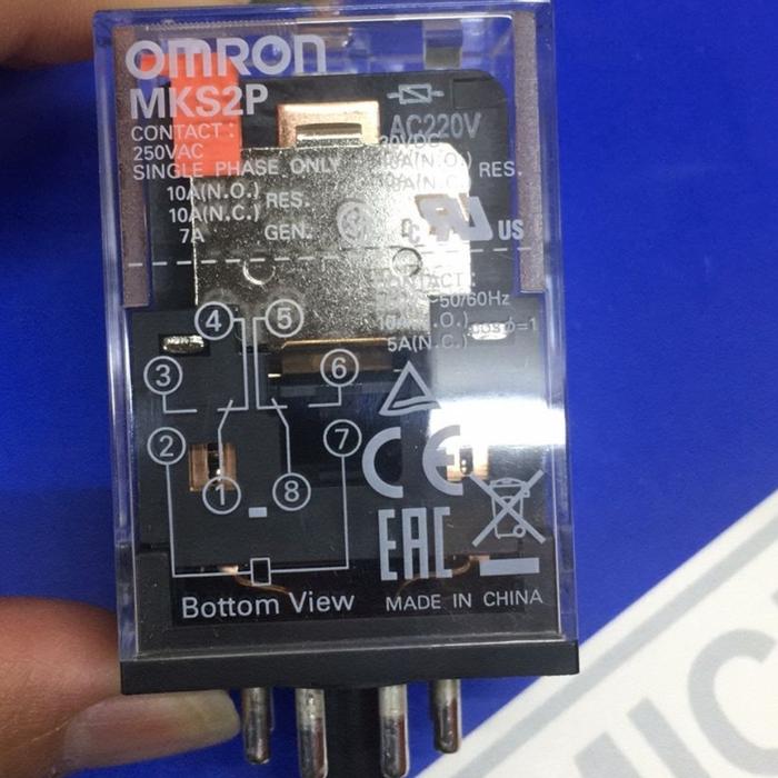 Jual Relay Omron Mks2p 220v Original +socket PF083A-e ORI - Jakarta Pusat - BursaListrik | Tokopedia