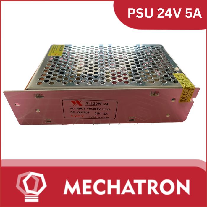 Jual Power Supply Switching 24V 5A PSU Adaptor Jaring 5 Ampere 24 Volt ...