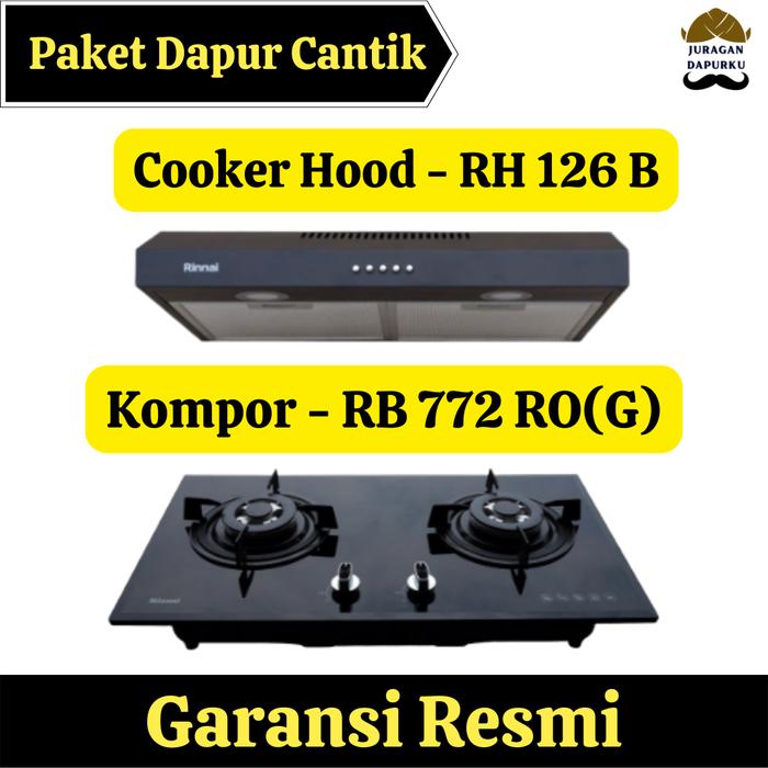Jual Paket Kompor Tanam RB 772 ROG & Cooker Hood Rinnai RH 126 B - Jakarta Barat - Juragan ...