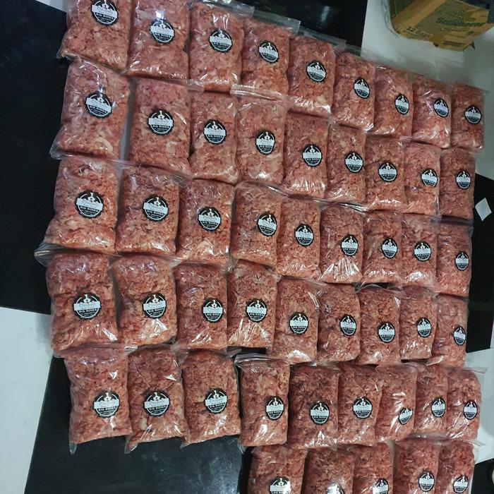 Jual Raw Food Dog Food Daging Ayam giling tulang KASAR makanan anjing ...