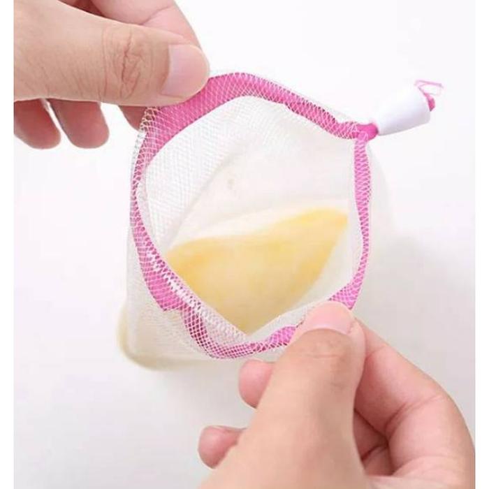 Jual Kantong Jaring Halus Pembuat busa sabun manual / foaming net bath ...