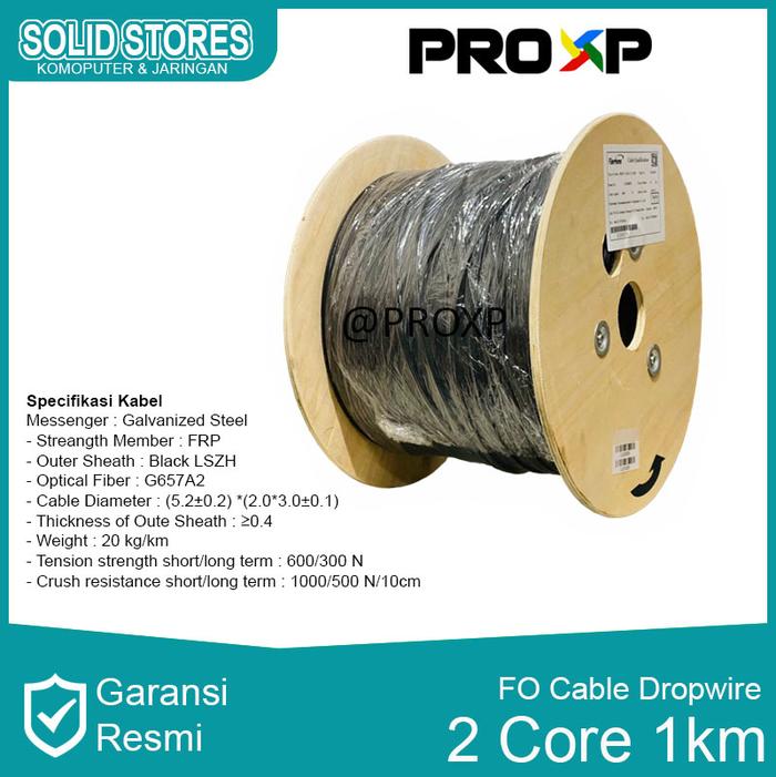 Jual Fiber Optic PROXP-FiberHome FO Cable Dropwire 2 Core 1km - Kota ...