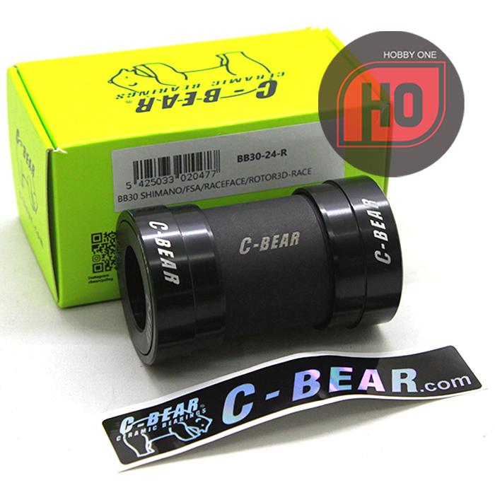 Promo C-BEAR BB30 24 R Ceramic Press Fit BB30 Axle 24 Bottom Bracket BB ...