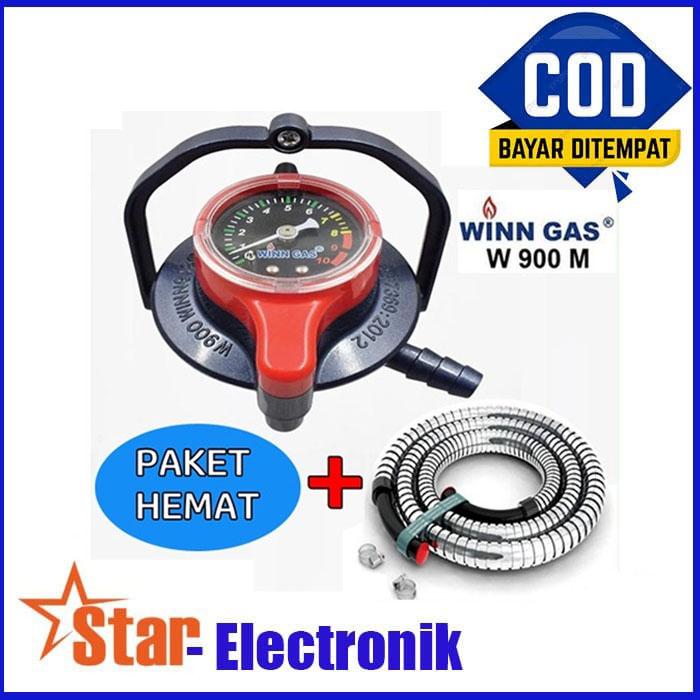 Jual PAKET Regulator Winn Gas / Win Gas W 900 M + Selang 1,8 Meter - Jakarta Timur - TOKO STAR ...