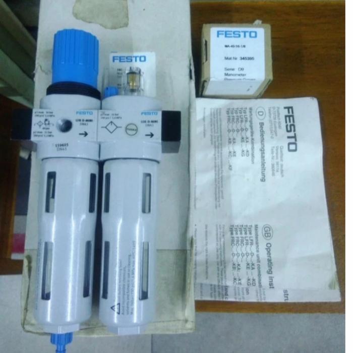Jual Pneumatic Air Unit FRL FESTO FRC-1/4-D-MINI / Regulator FESTO FRC-1/4 - Jakarta Barat ...