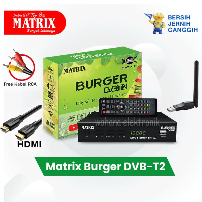 Jual Receiver Tv Set Top Box Matrix Garuda DVB T2 Digital Original ...