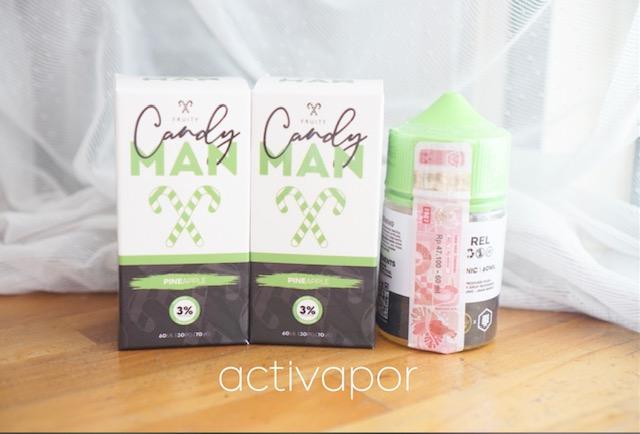 Jual CANDY MAN PINEAPPLE 3mg Premium Liquid Vape Candyman Cukai 60ml ...