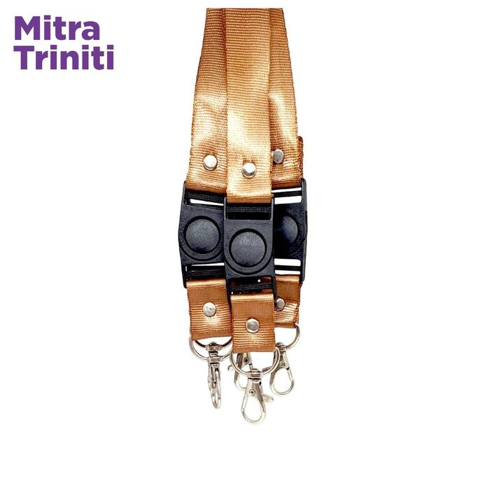 Jual Tali Idcard Stopper COKLAT Lanyard Nametag 2cm Id Card - Jakarta ...