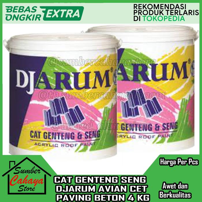Jual cat genteng seng avian djarum Acrylic Roof Paint Cet Paving ...