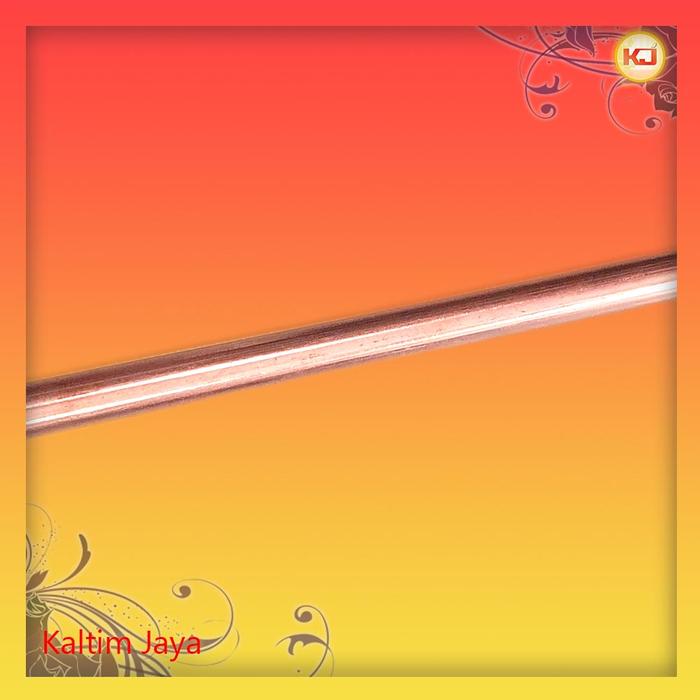 Jual Grounding Rod / Ground Stik Tembaga Asli 3/4 Inch (20mm) 2 meter ...