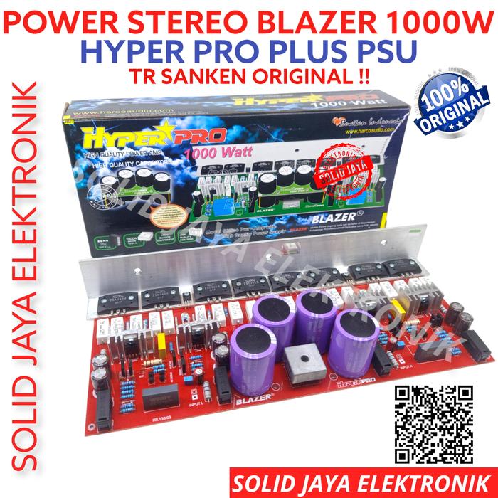 Jual POWER BLAZER HYPER PRO STEREO 1000W PLUS PSU TR SANKEN ASLI BELL BGR - Kota Tangerang ...