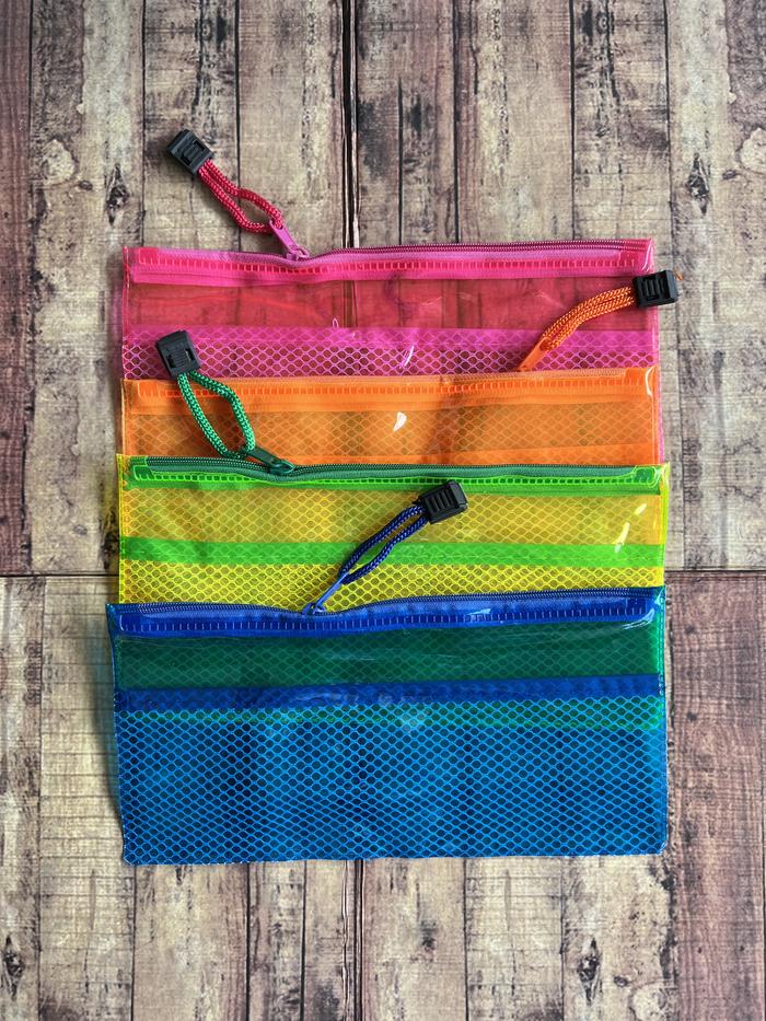 Jual Zipper Bag 2 Sap + Jaring A5 B6 A4 B4 - Map Kantung - Map Plastik ...