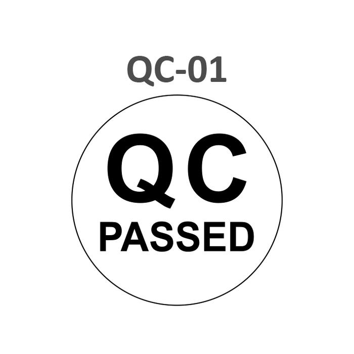Jual Stiker Label Transparan / Stiker QC Passed 2 cm - QC-01 - Jakarta ...