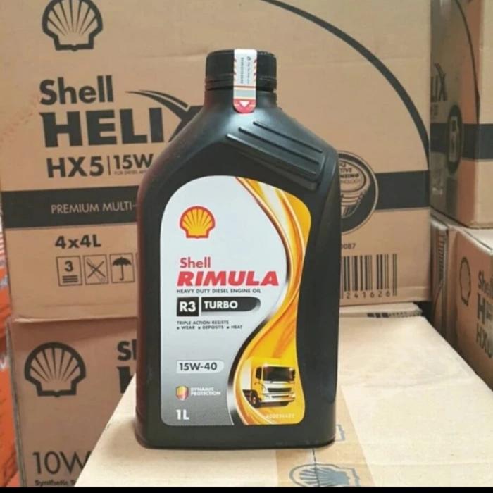 Jual Oli / Oil Shell Rimula R3 Turbo Heavy Duty Diesel 15W 40 kemasan ...
