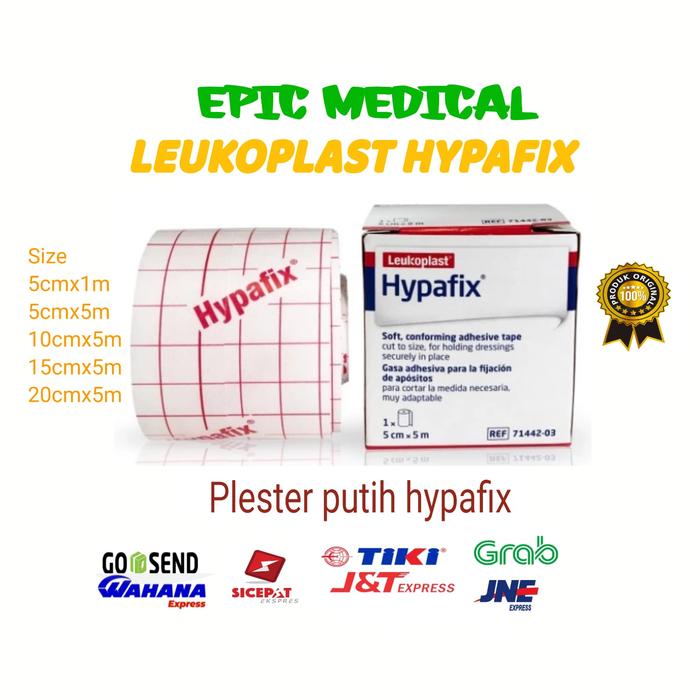 Jual Plaster hypafix leukoplast, plester hipafix putih penutup luka ...