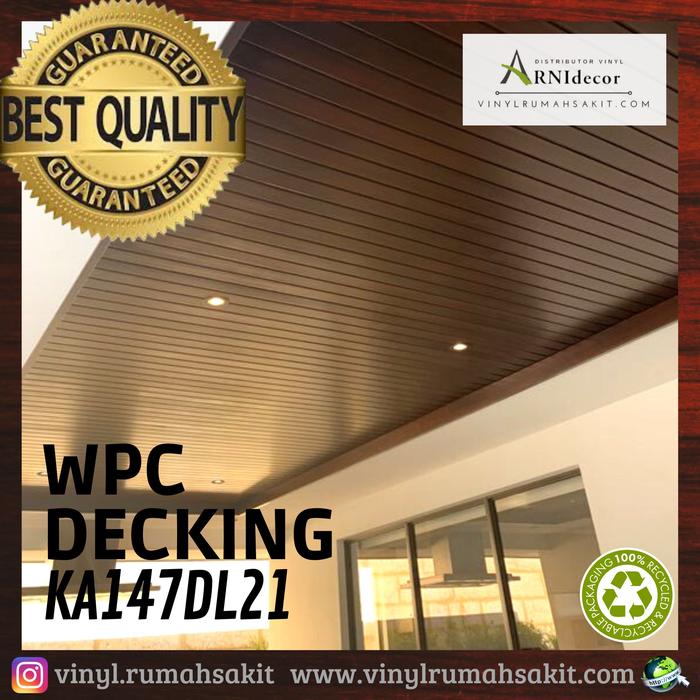 Jual WPC Decking Plafon KA147DL21 | Plafon Kayu WPC Ready Stok Wood ...