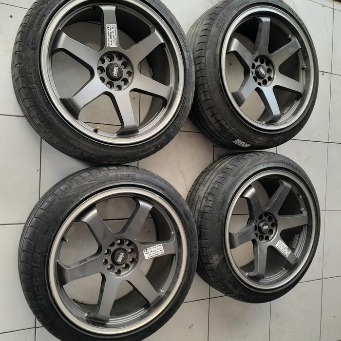 Jual velg hsr model TE37 SL ring 19 pcd 5 new altis camry accord celica trd - Kab. Bandung - CLY ...