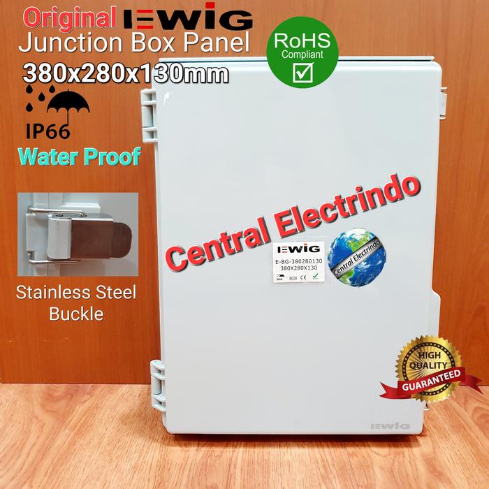 Jual Junction Box Panel BG 380×280×130mm Plastik ABS EWIG With Base ...