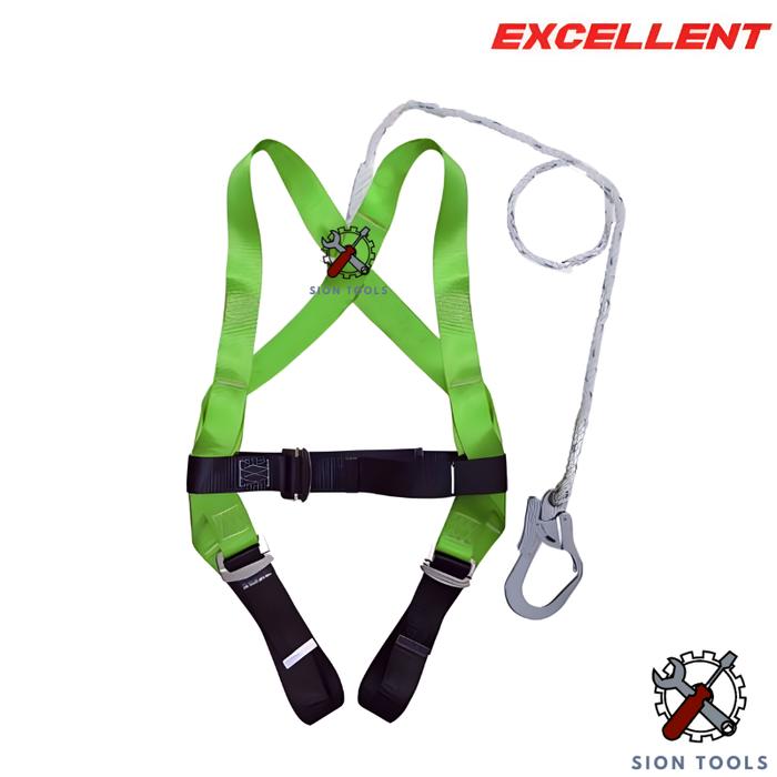 Jual EXCELLENT SAFETY BELT FULL BODY SINGLE HOOK / BODY HARNESS BIG ...