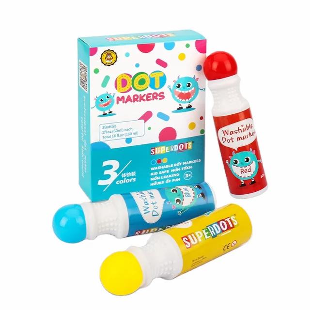 Jual Superdots Markers Spidol Dot Marker Anak Washable Non-Toxic (3pcs ...