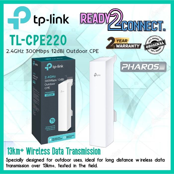Jual TPLINK CPE220 2.4GHz 300Mbps 12dBi Outdoor CPE - Jakarta Pusat ...
