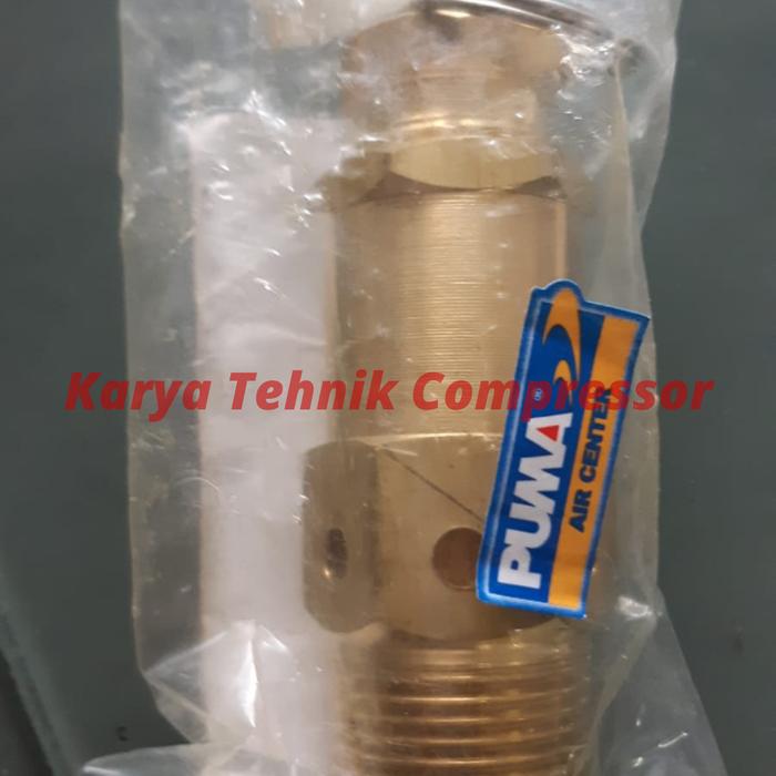 Jual Safety Valve / Pengaman Kompresor Udara PUMA 7.5 & 10 HP Drat 3/4 ...