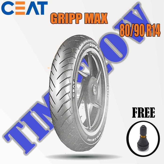 Jual Ban Depan Motor Matic GRIPP MAX CEAT 80/90 Ring 14 Tubeless - Kota ...