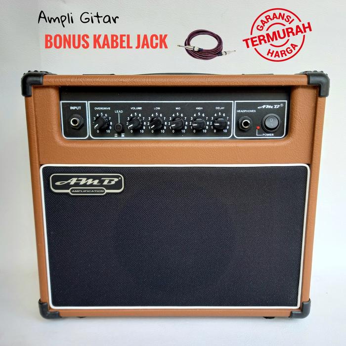 Jual Ampli gitar combo sudah 2 input bergaransi bonus kabel jack - Kota ...