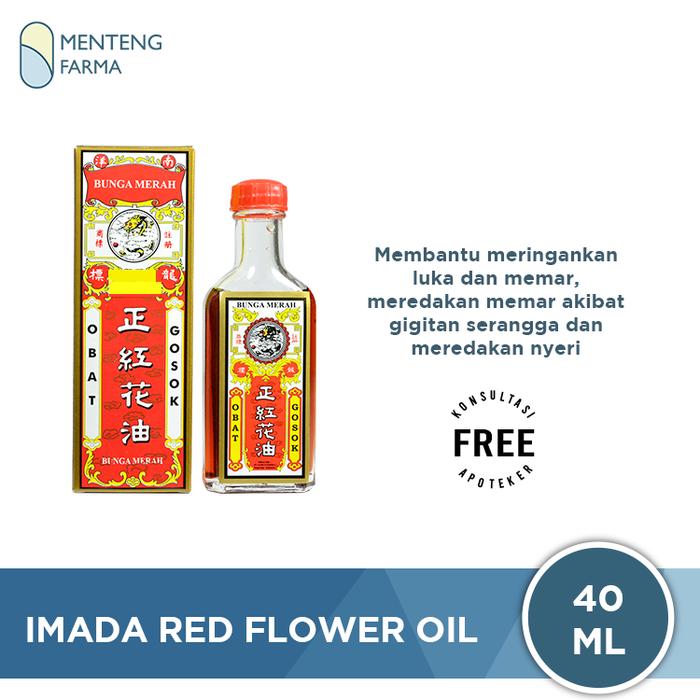 Jual Imada Red Flower Oil (Minyak Obat Bunga Merah - Imada) - Jakarta ...