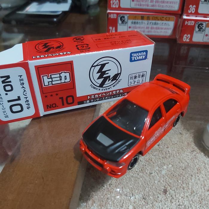 Jual TOMICA EVENT MODEL 10 MITSUBISHI LANCER EVOLUTION IV - Jakarta ...