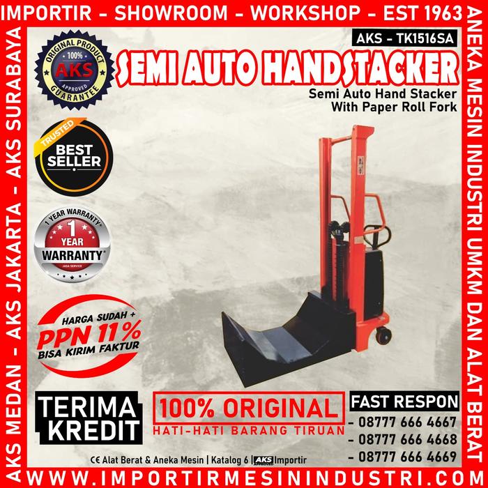 Jual Hand Pallet Alat Angkat Hand Lift AKS - Semi Auto 1.5 T / 1.6 m ...