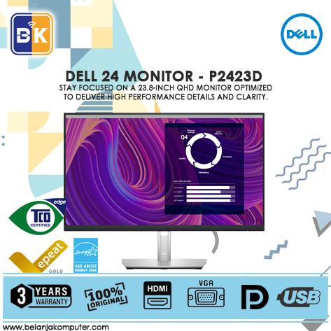 Jual Dell Monitor P2423D QHD (2560 x 1440 at 60 Hz) Monitor - Jakarta ...