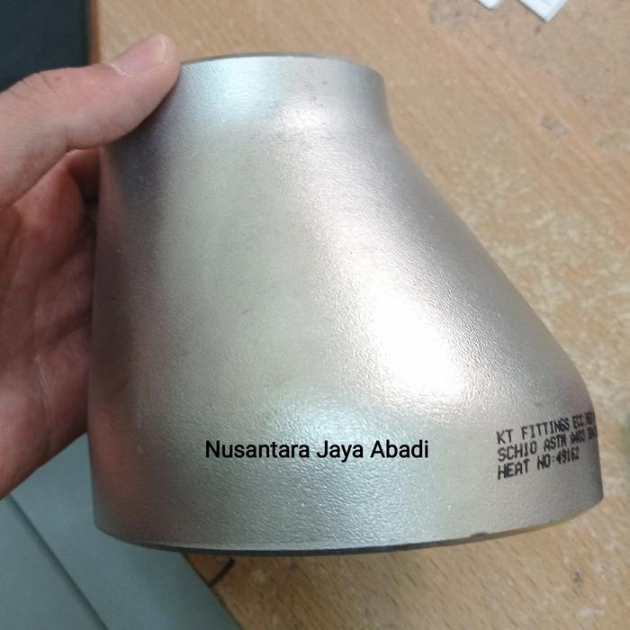 Jual Reducer Las Eccentric 4 x 2 1/2 " inchi Stainless 304 Sch 10 ...