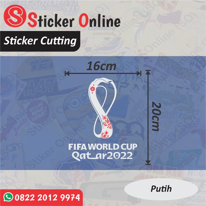 Jual Stiker Piala Dunia Qatar 2022 | Cutting Sticker World Cup Qatar ...
