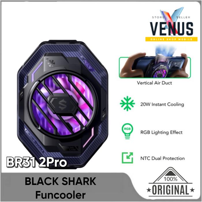 Jual Black Shark 3 Pro FunCooler Pro Cooling Fan - Fun Cooler Back Clip ...